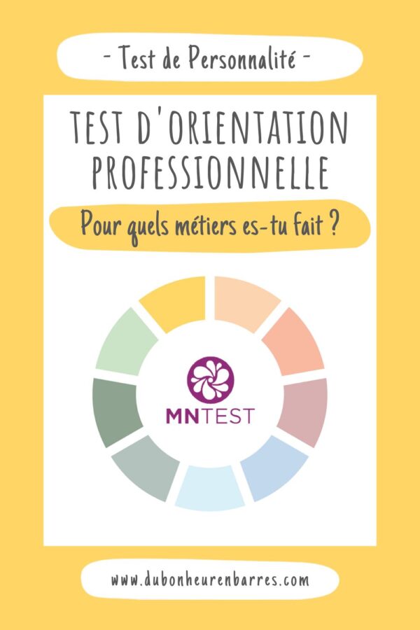 Le MN Test - test d'orientation professionnelle